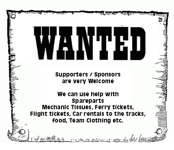 Supporters/Sponsors are welcome